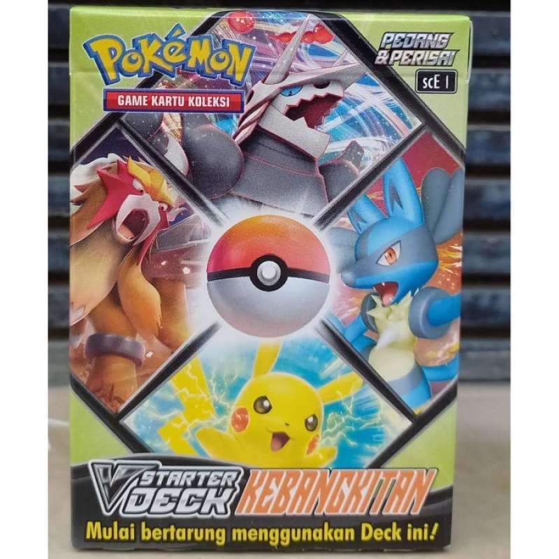 Promo Kartu Pokemon TCG V Starter Deck Kebangkitan SCE Pedang Perisai Diskon 23% di Seller ...