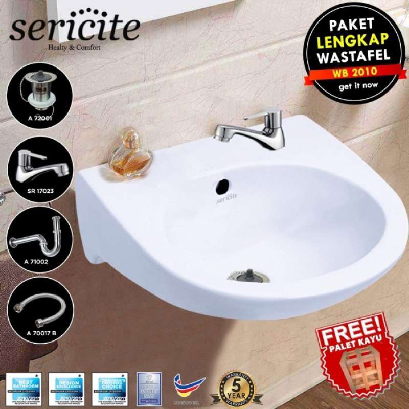 Promo INNO SERICITE SET WASTAFEL 2010 KOMPLIT KRAN SIPHON P TRAP AFUR ...