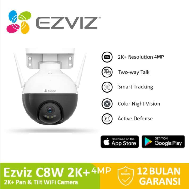 Jual Ezviz C8W 4MP 2K+ Smart Tracking IPCam Outdoor Color Night Vision ...