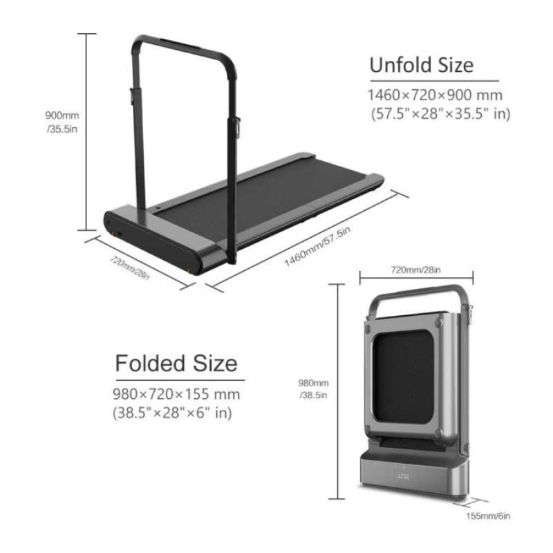 Jual XIAOMI Kingsmith WalkingPad R1 PRO 2 in 1 Foldable Fitness ...