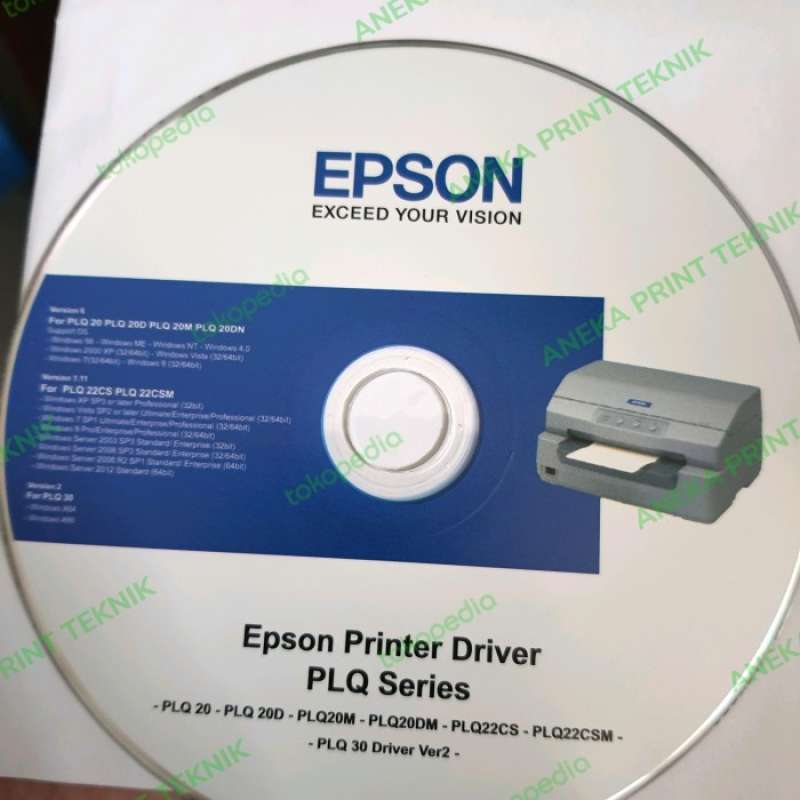 Promo Cd Driver Installer Printer Epson Plq20/plq30 Diskon 23% Di ...