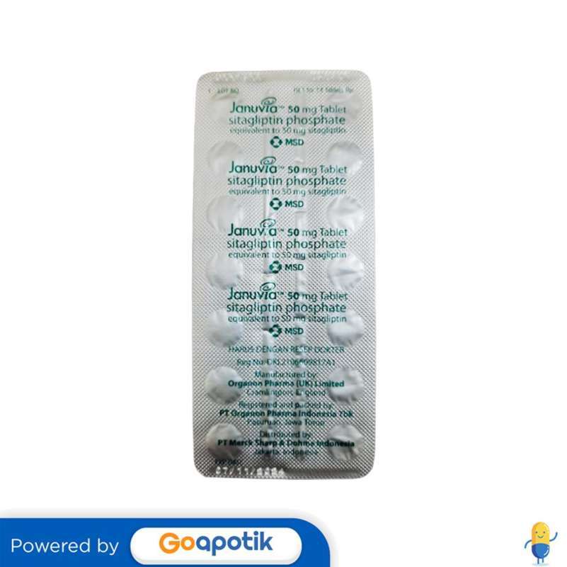 Jual Januvia 50 Mg Strip 14 Tablet Di Seller Apotek Prima Sukamenak ...