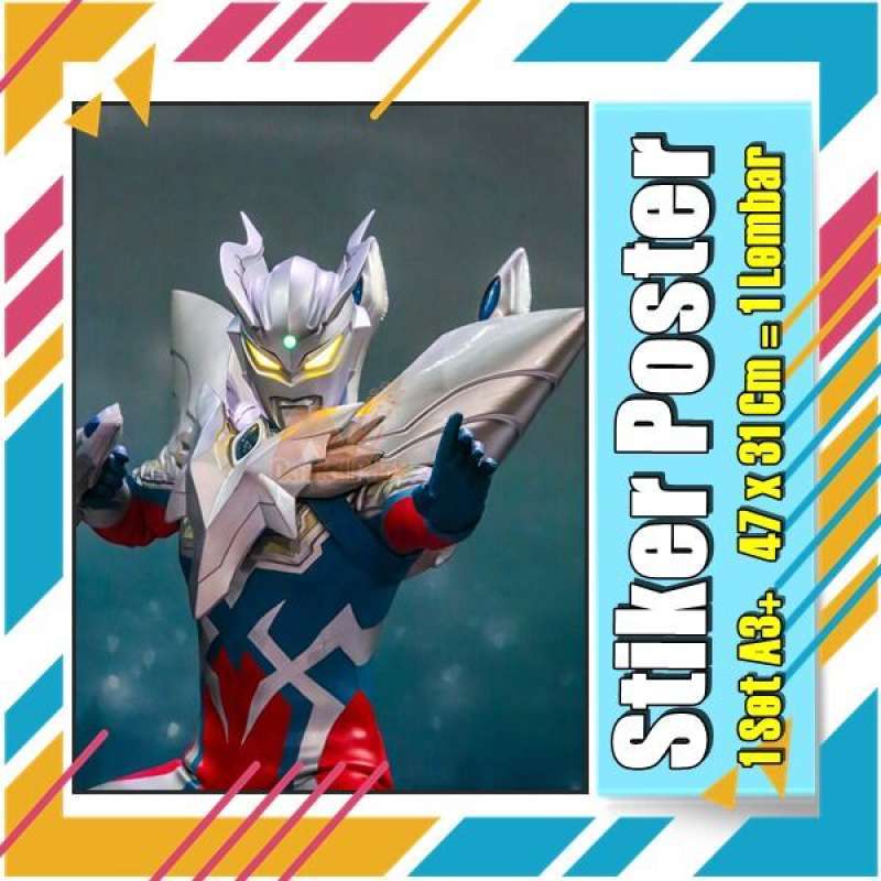 Jual Stiker Label Ultramen Blu Ace Titas Legend Rosso Tregear Tiga ...