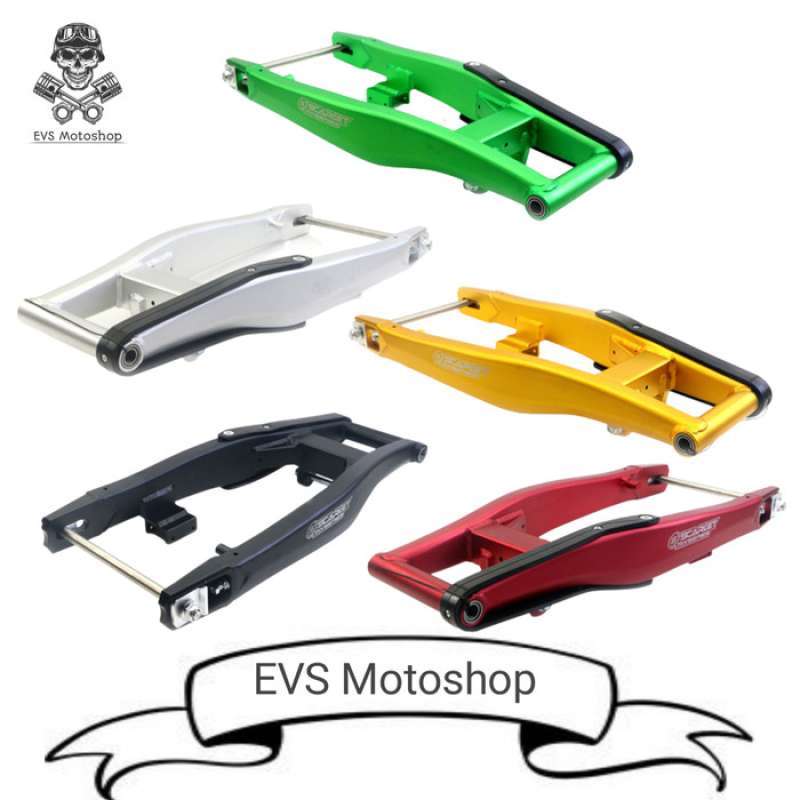 Jual Swing arm Ayunan besi motor KLX scarlet racing 66cm dan 60cm ...