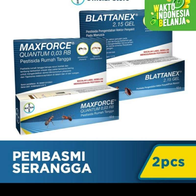 Promo Blattanex Gel & Maxforce Quantum Racun Kecoa Dan Semut Diskon 17% Di Seller Hafizh Store 4 ...