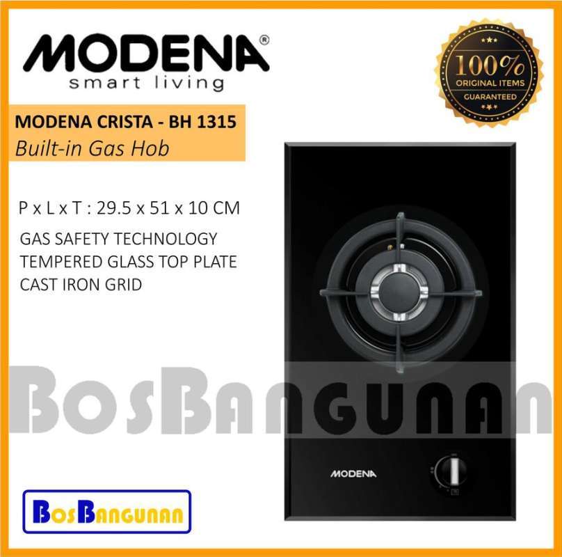 Kompor Tanam Modena 1 Tungku Besi Kompor Tanam Modena Bh1945