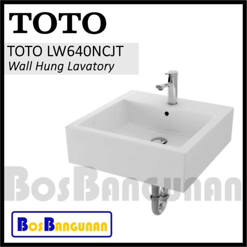 Jual Wastafel Gantung TOTO LW640NCJT / Wall Hung Lavatory TOTO ...