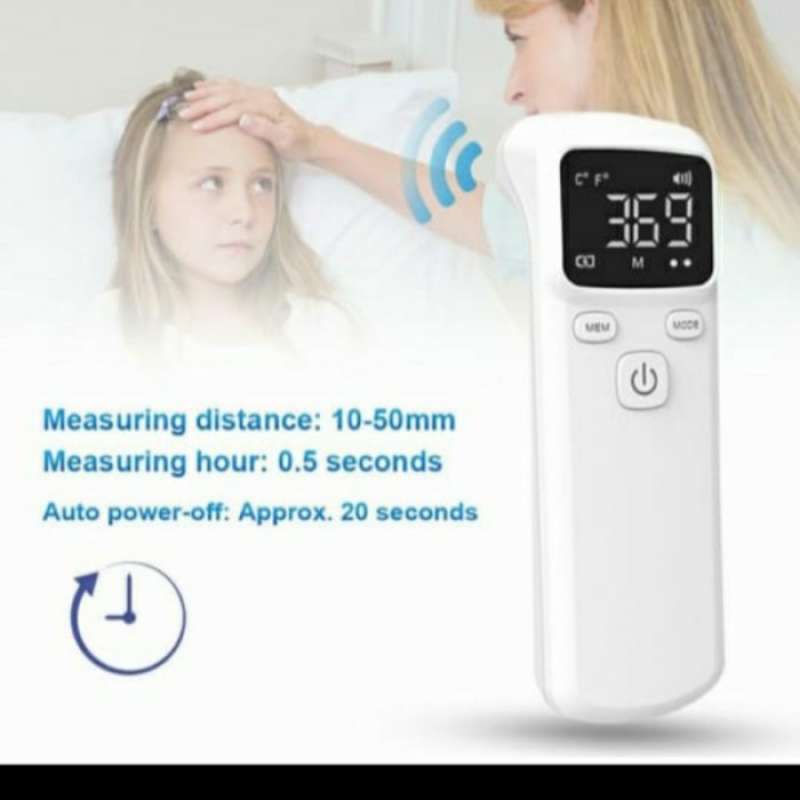 Promo Thermometer Infrared Digital Non Contact Termogun Diskon 17% Di ...