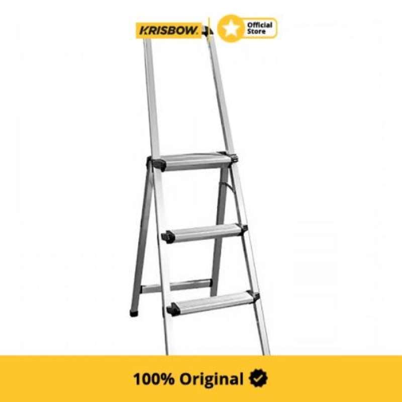 Promo Krisbow Ladder Step Tangga Lipat Aluminium 3 Step Diskon 25% Di ...
