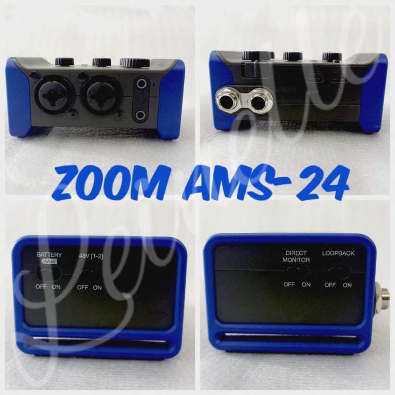 Jual Zoom AMS24 USB Audio Interface for Music & Streaming Soundcard AMS-24 di Seller Leinelle ...
