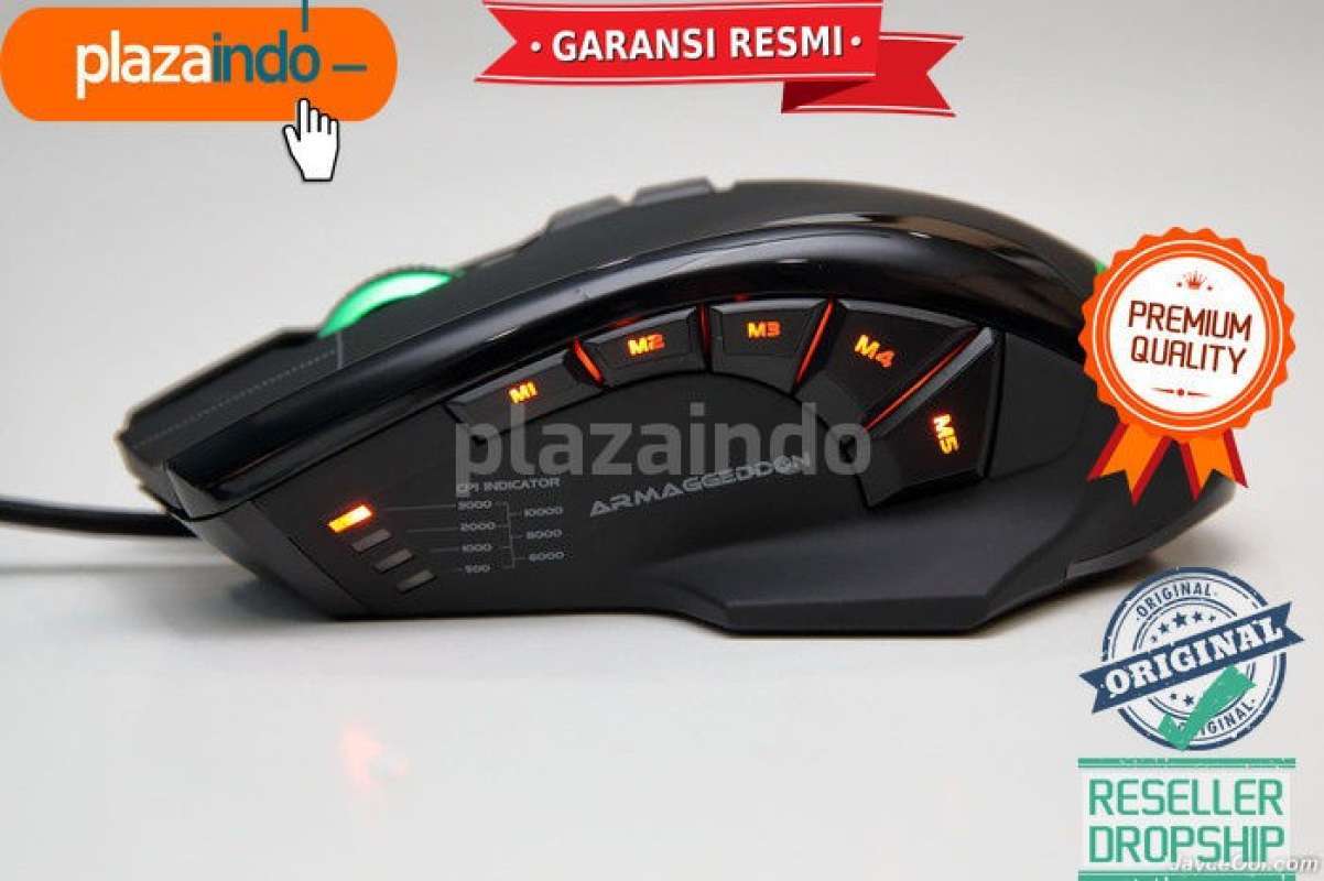 Promo Mouse Rgb Gaming Murah Macro Armaggeddon Starship III Kabel ...
