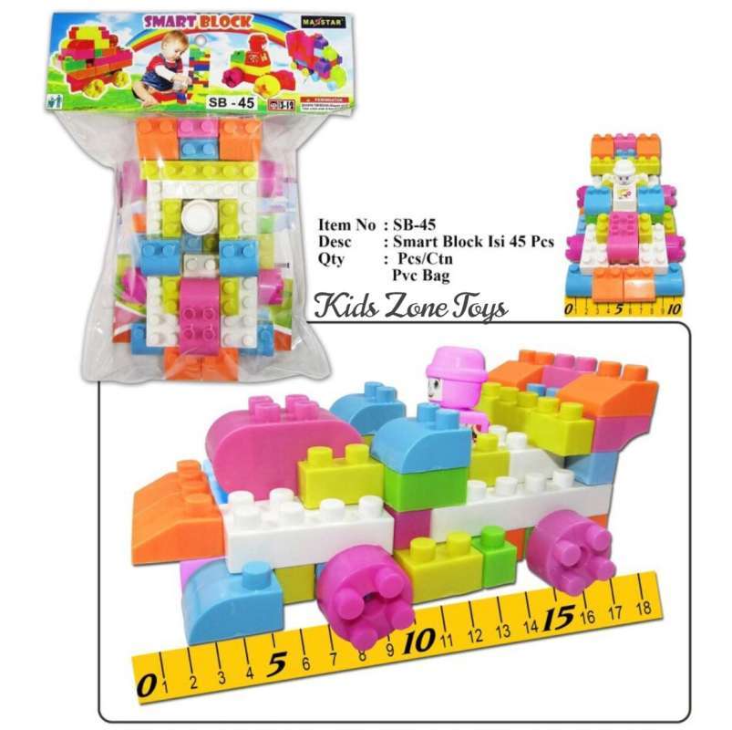 Jual Mainan Anak Smart Block Sb 45 Diy Building Blok Susun Robot ...