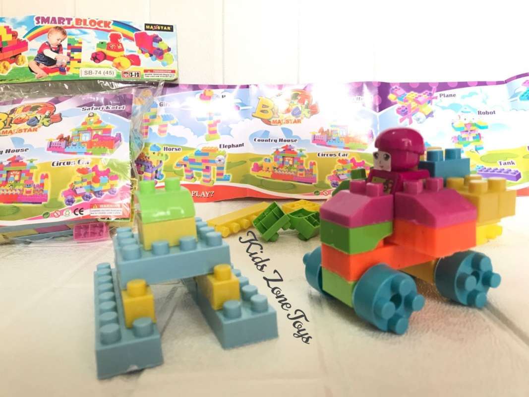 Jual Mainan Anak Smart Block Sb 45 Diy Building Blok Susun Robot ...