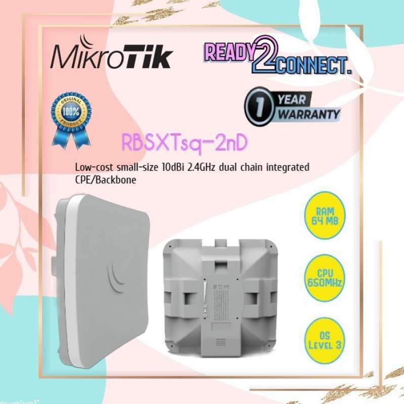 Promo Mikrotik Embedded Wireless Client SXTsq-2nD 2.4GHz MIMO Diskon 23 ...