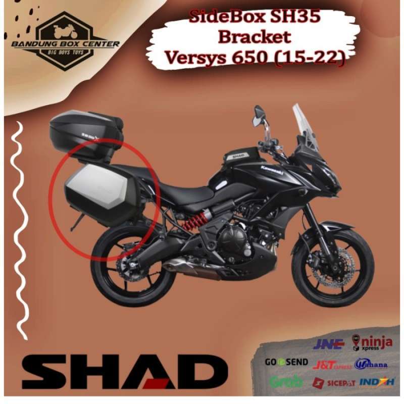 Promo Box Shad Sh35 Sidebox Dan Bracket 3P System Versys 650 Side Box ...