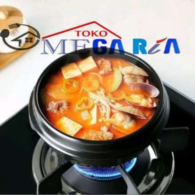 Promo Sapo Mangkok Hitam 14,5 X 8 Cm Bimbimbap Korea Japan Style ...