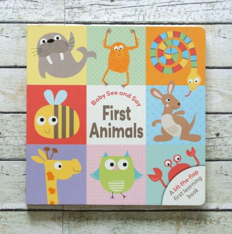 Promo Baby See And Say First Animals - Lift-The-Flap Board Book - Buku ...