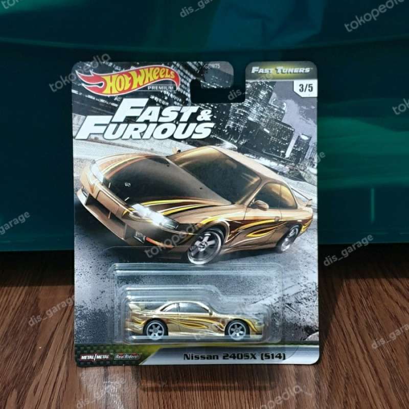 Promo Hotwheels Nissan 240SX Silvia S14 Fast And Furious Gold Fast ...