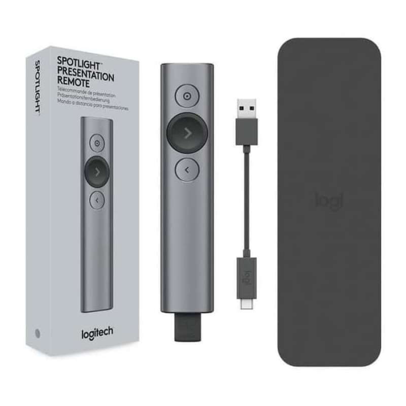 Promo Logitech Spotlight Pointer Presenter Wireless Bluetooth Slate promo-logitech-spotlight-pointer-presenter-wireless-bluetooth-slate