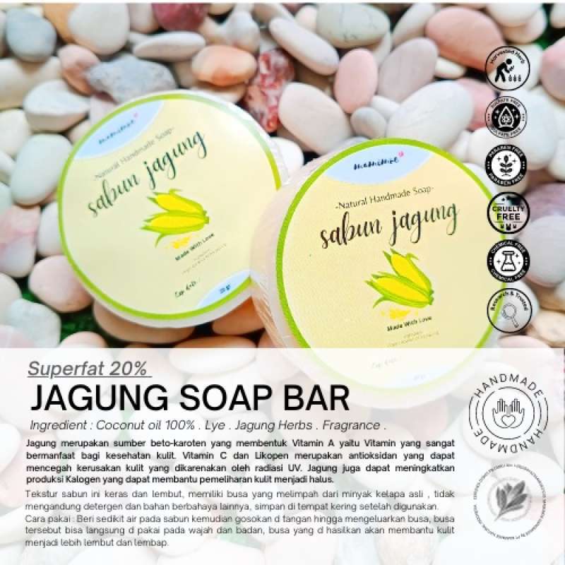 Promo Sabun Jagung Soap Bar Untuk Kulit Yang Iritasi & Kering Kering ...