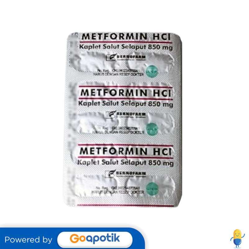 Jual Metformin Bernofarm 850 Mg Strip 10 Kaplet Di Seller Apotek ...