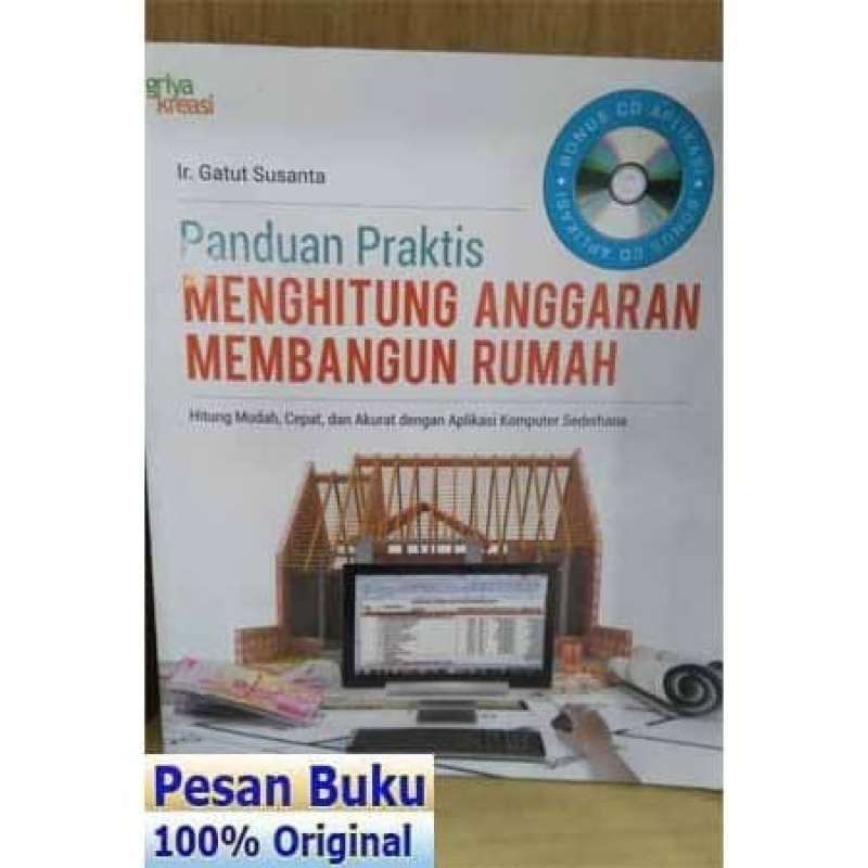 Promo Buku Panduan Praktis Menghitung Anggaran Membangun Rumah Diskon