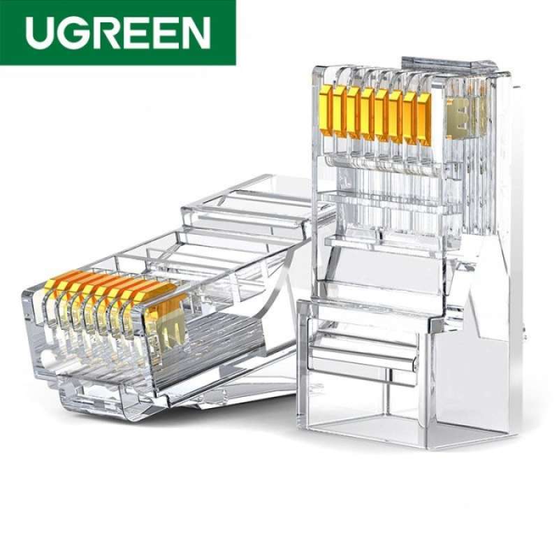 Promo Ugreen 100Pc Kepala Kabel Lan Rj45 Cat6 Cat6A Utp Ftp Modular ...