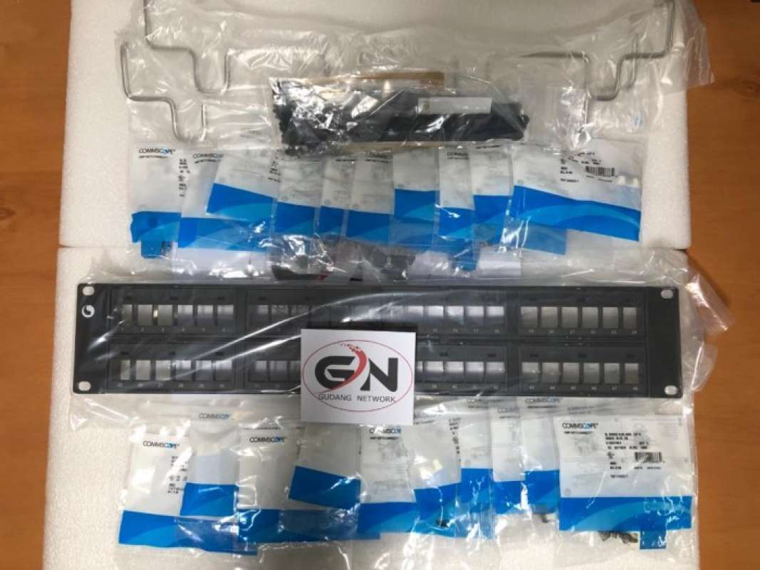 Promo Amp Patch Panel 48 Port Cat6 Commscope Patch Panel 48 Port Cat 6 ...