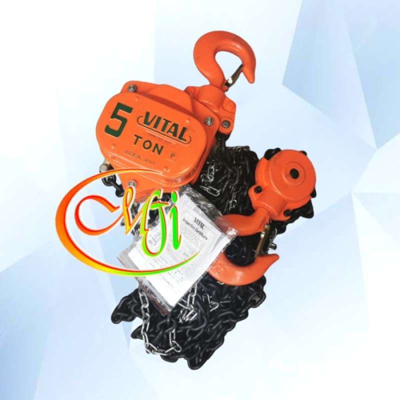 Promo Chain Block 5 Ton × 3 Mater Vital Original Takel 5 Ton Made in ...