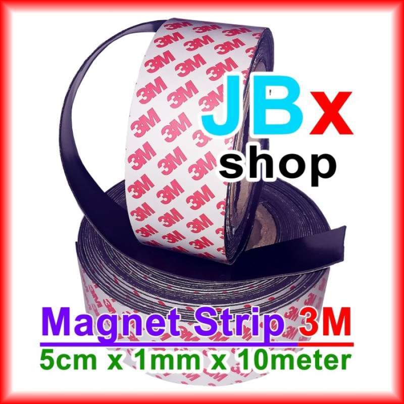 Promo Magnet Lembaran Strip 3M. Panjang 10 Meter X 50Mm X 1Mm (Pxlxt ...