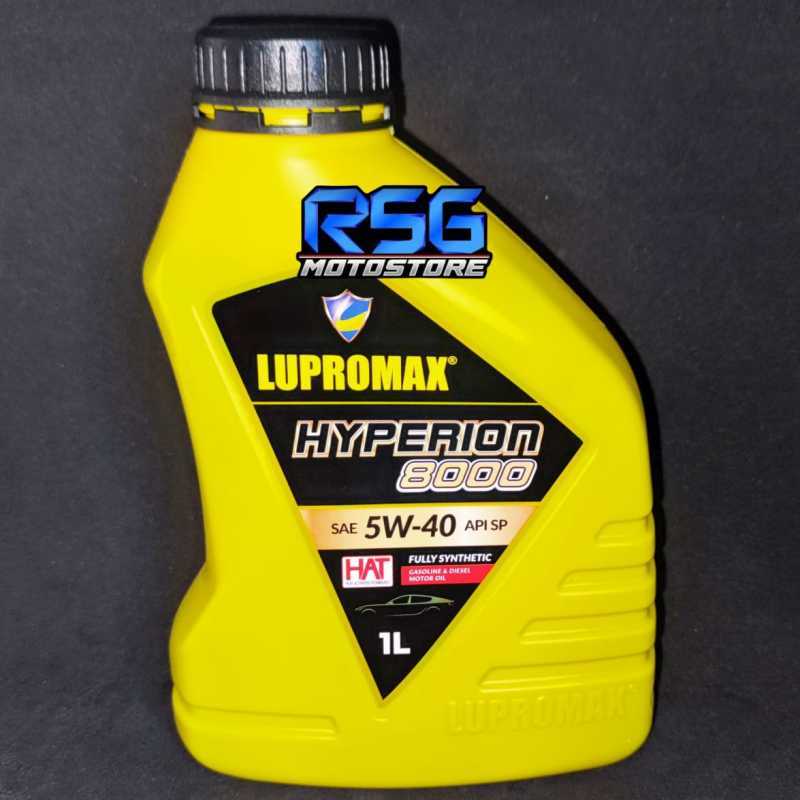 Jual OLI MOBIL LUPROMAX HYPERION 8000 SAE 5W 40 API SP FULL SYNTHETIC 1 ...