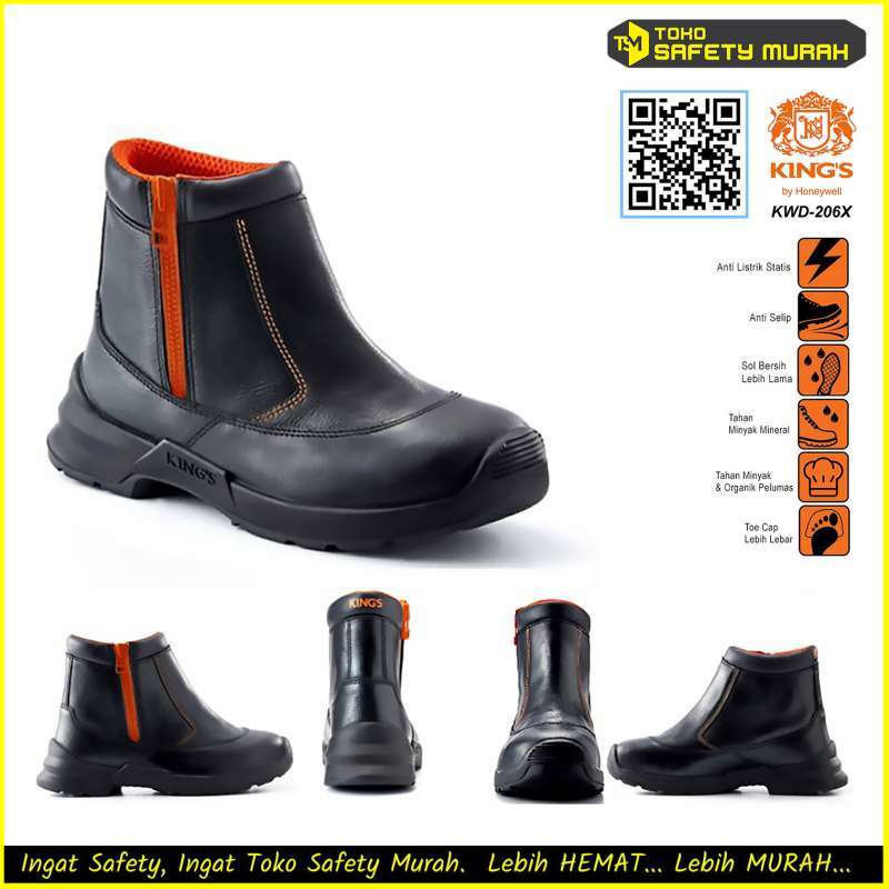 Jual Sepatu Safety Kings By Honeywell Kwd 206x King's Original King ...