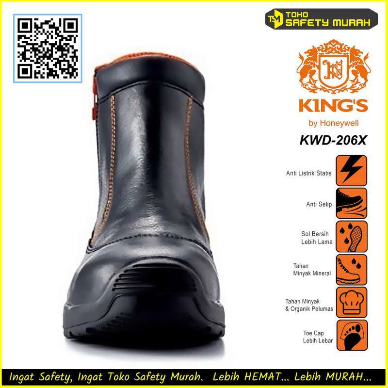 Jual Sepatu Safety Kings By Honeywell Kwd 206x King's Original King ...