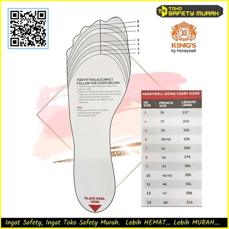 Jual Sepatu Safety Kings By Honeywell Kwd 206x King's Original King ...