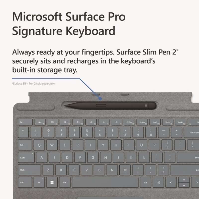 Promo Surface PRO X / 8 Keyboard Type Cover Signature Slim Pen 2 Diskon ...