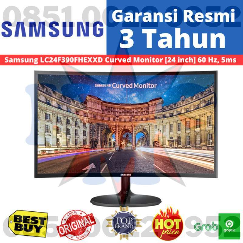 Promo Samsung Led Monitor 24 Inch Lc24f390fhexxd Curve Diskon 23% Di ...
