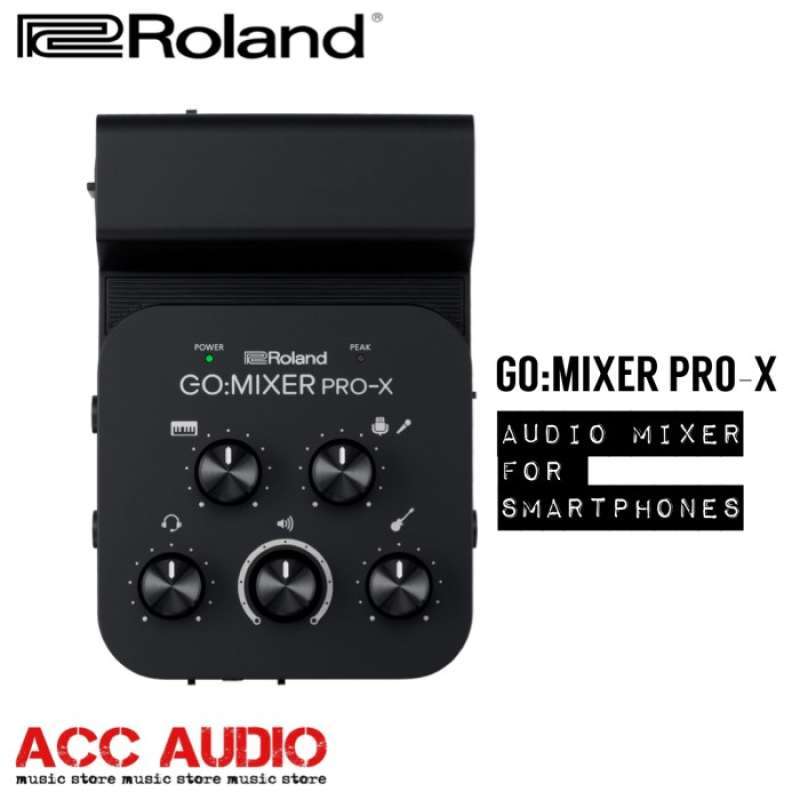 Jual Roland Go:mixer Pro-x / Go Mixer Pro X Audio Mixer For Smartphones ...