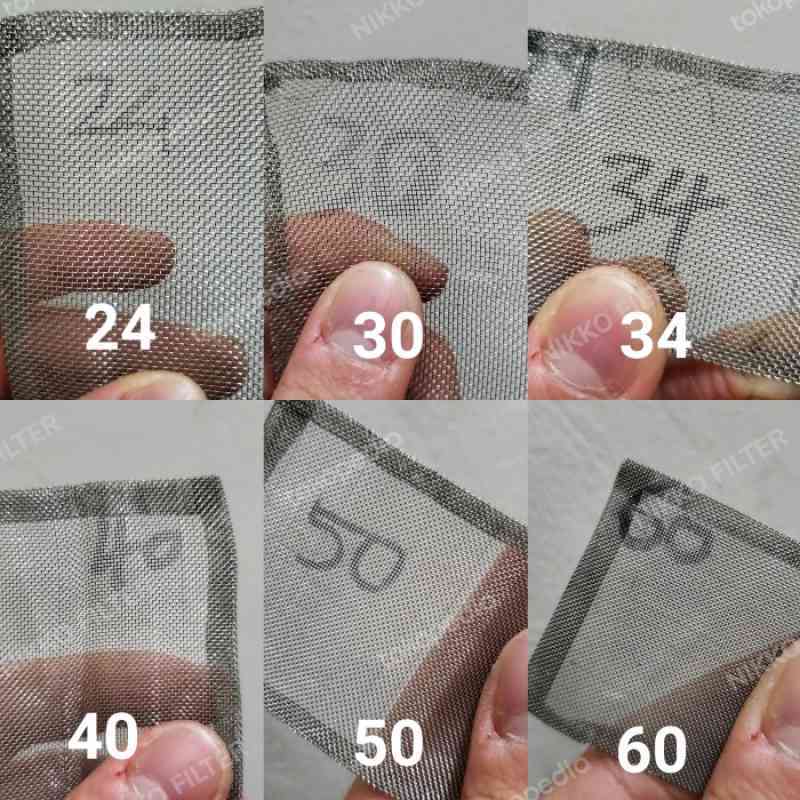 Jual Wire Mesh Saringan Ss 304 #10, 12, 14, 16, 18, 20, 24, 30, 40, 50 ...