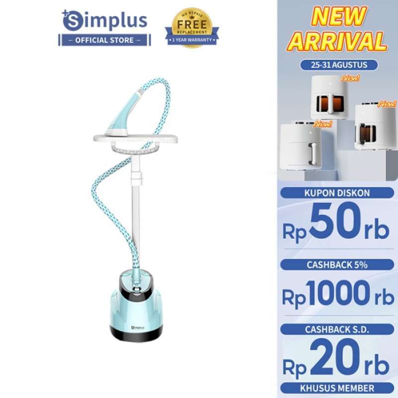 Jual Simplus Setrika Uap Berdiri Tangki Air 1.6 L Garment Steamer di Seller Plaza Ambarukmo ...