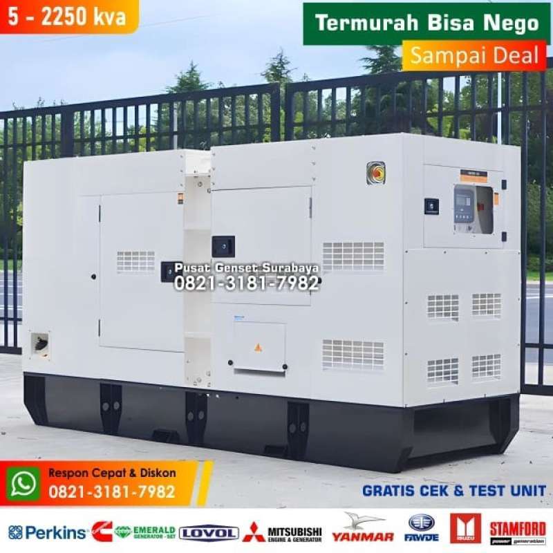 Jual GENSET DIESEL - 300 Kva Cummins / Isuzu / Silent / Open / Perkins di Seller GUDANG GENSET ...