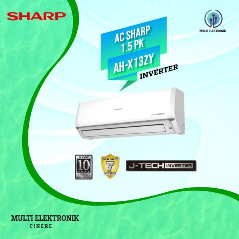 Promo AC Sharp 1.5 PK J-Tech Inverter Series AH-X13ZY/A HX13ZY Diskon 8 ...