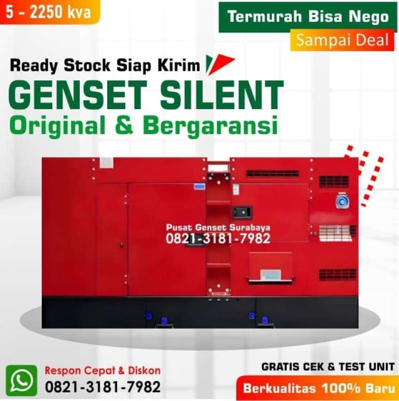 Jual GENSET - SILENT - 300 Kva - Cummins / Isuzu / Silent / Open / Perkins di Seller GUDANG ...