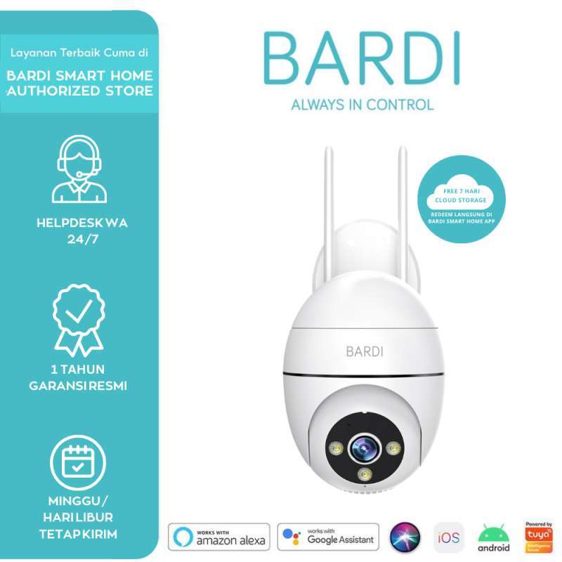 Promo Bardi Ip Smart Camera Outdoor Ptz Lite Cctv Otomatis Wifi ...
