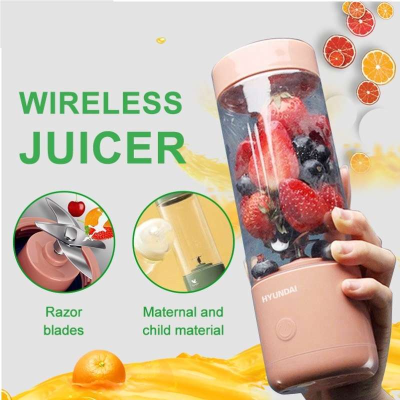 Jual Juice Cup Hyundai Korea Hand Blender Mini Portable Food Processor ...