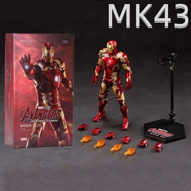 Promo ZD Original Iron Man MK43 Marvel legends MK42 War Machine 1/10 ...