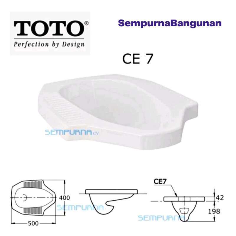 Jual Kloset closet closed jongkok Toto squatting toilet INA Trilliun Trilliunware Emerald Volk ...