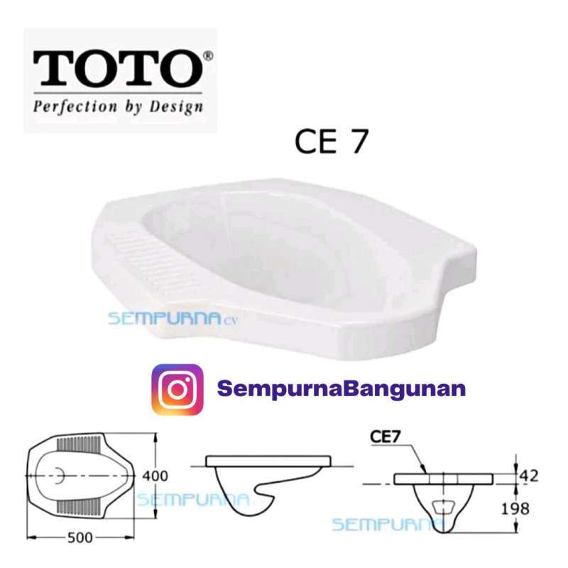 Jual Kloset closet closed jongkok Toto squatting toilet INA Trilliun ...