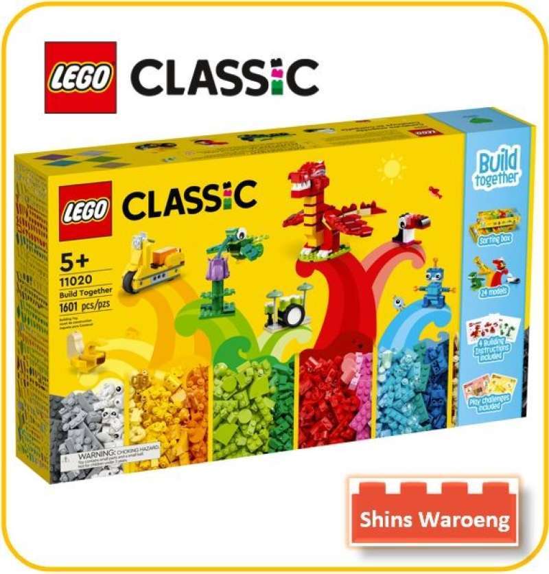 Promo LEGO® Classic 11020 Build Together Building Kit Diskon 23% di ...