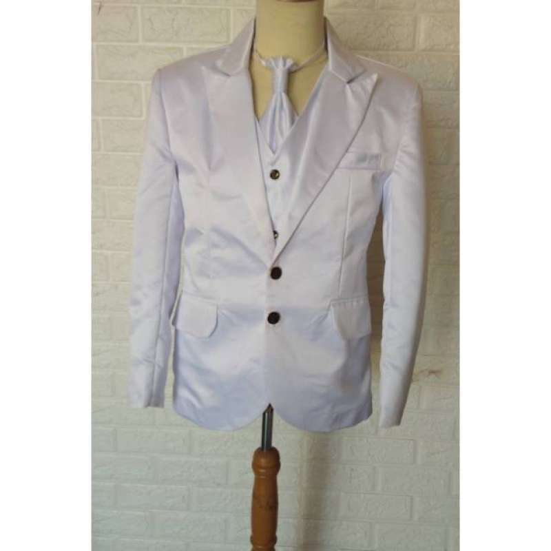 Jual STELAN JAS PENGANTIN PRIA PUTIH JAS PRIA PUTIH JAS FORMAL PRIA di ...