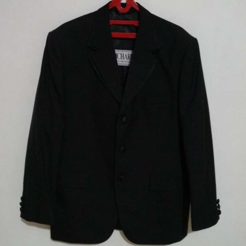 Jual Tuxedo Jas Hitam Pengantin Kondangan Nikah Formal Pria Richard ...